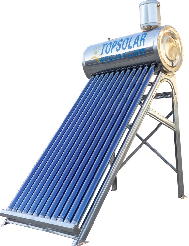Panou Solar Apa Calda 180 L - 18 tuburi vidate - volum total apa 205 ...